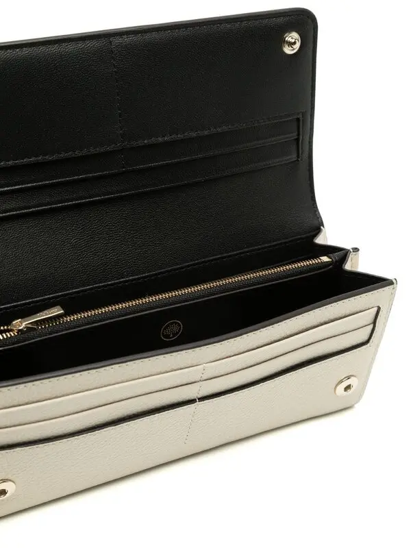 Mulberry Continental Classic Grain Wallet - White