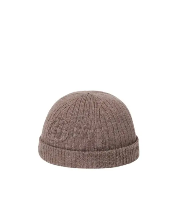 Gucci Rib Knit Wool Hat - Brown