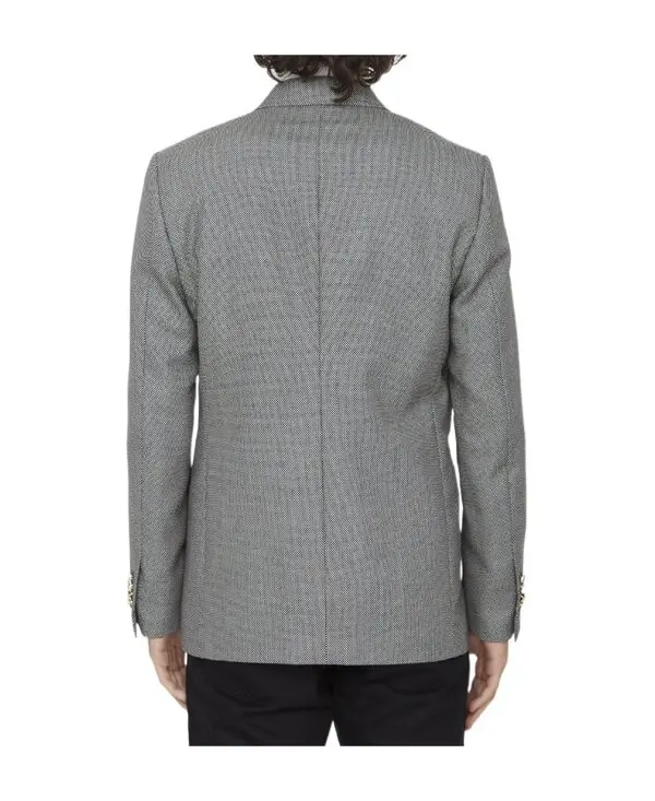 LARDINI Peak-lapel Double-breasted Blazer