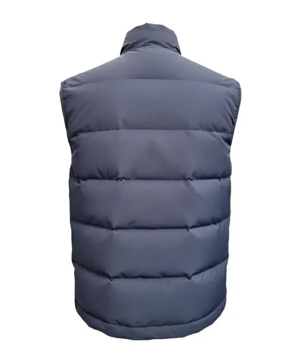 Eleventy Stand Collar Zip-up Puffer Vest