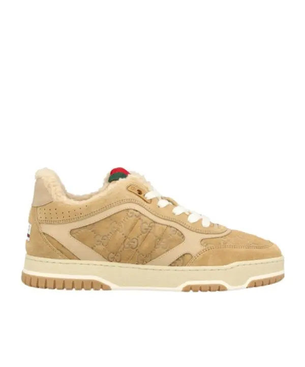Gucci Re-web Sneakers - Nude