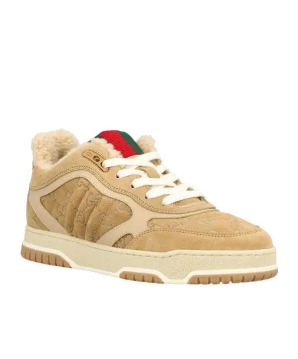 Gucci Re-web Sneakers - Nude