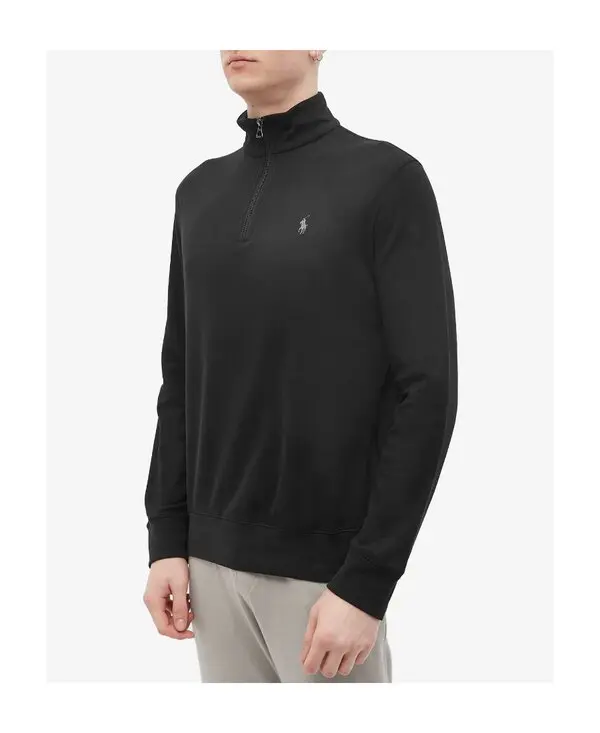 Ralph Lauren Polo Pony Logo Embroidered Quarter Zip Jumper