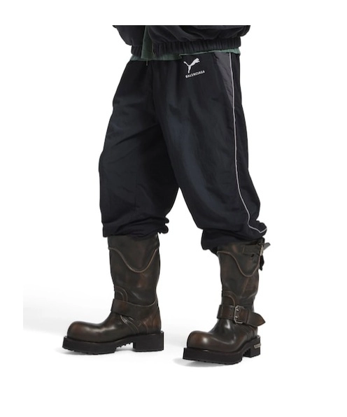 Balenciaga Venom Buckled Leather Boots