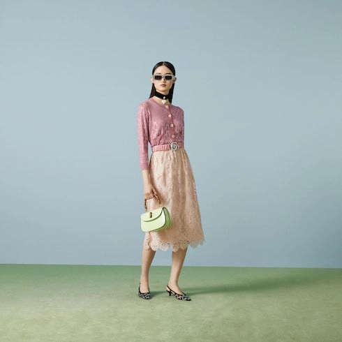 Gucci Gg Crystal-embellished Wool Cardigan