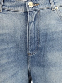 Balmain Flared High-waisted Denim Jeans - Blue