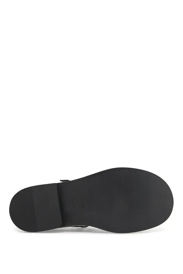 Moschino Buckled Mary Jane Flats - Black