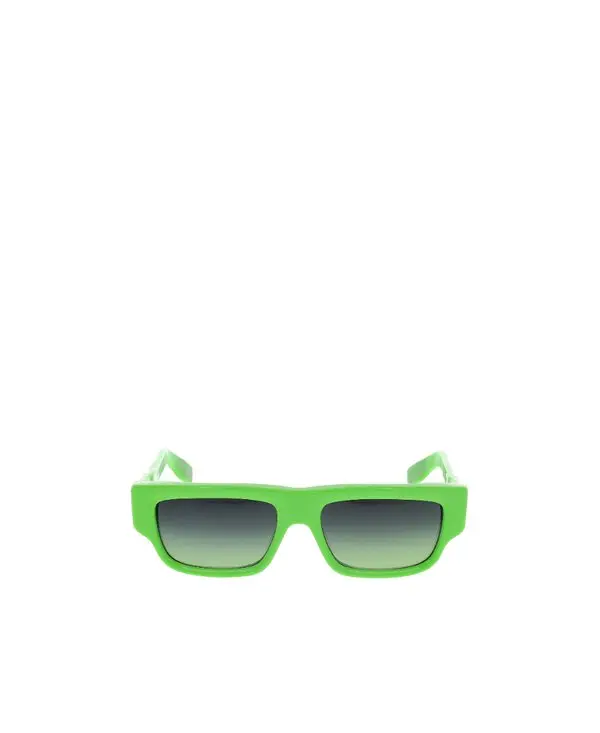 Chrome Hearts Girth Quake Rectangle Sunglasses - Green