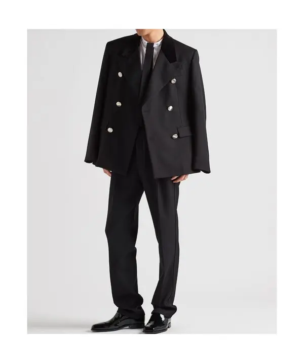 Prada Double-breasted Tailored Blazer