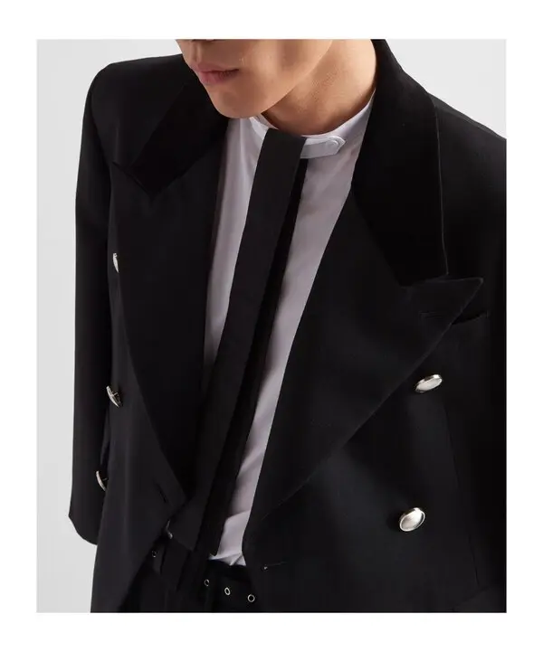 Prada Double-breasted Tailored Blazer