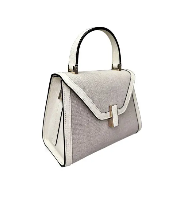 VALEXTRA Logo Shoulder Bag - Gray