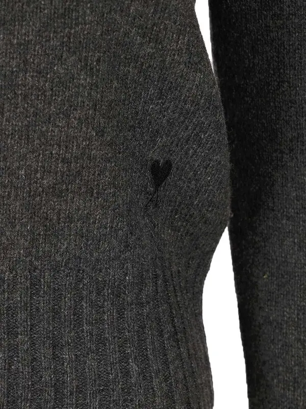 AMI Paris De Coeur Roll-neck Sweater