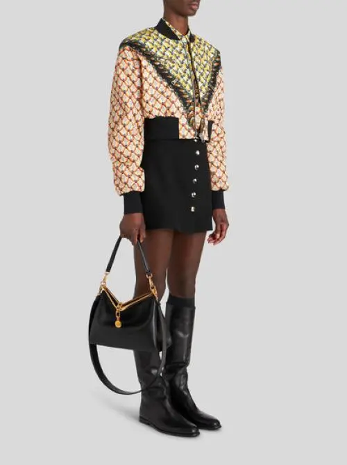 Etro Vela Medium Shoulder Bag - Black