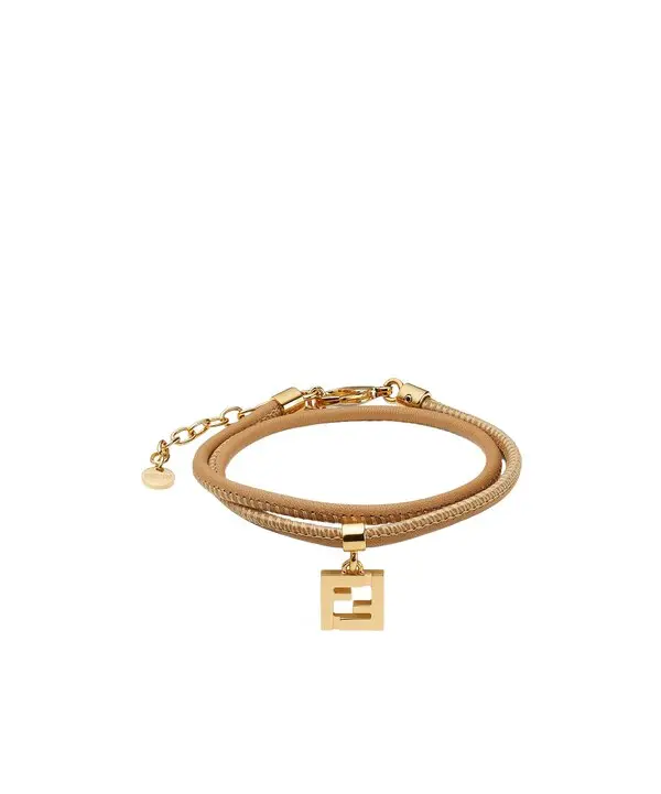 Fendi Forever Bracelet With Ff Charm - Yellow