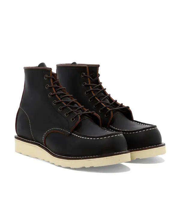 Red Wing Lace Up Short Boots - Black
