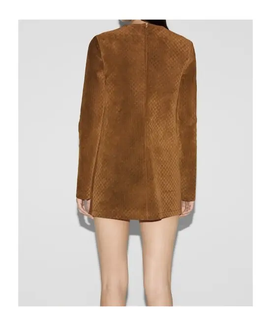 Gucci Monogrammed Horsebit Mini Dress - Brown