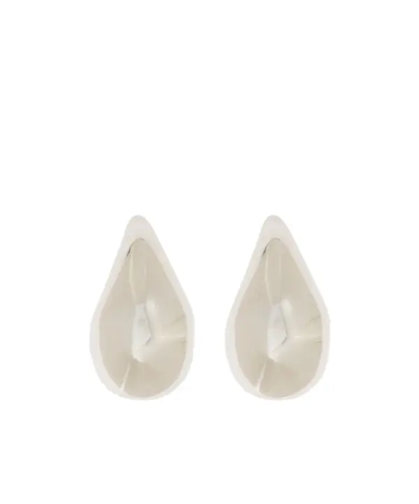 Bottega Veneta Medium Drop Earrings - Silver
