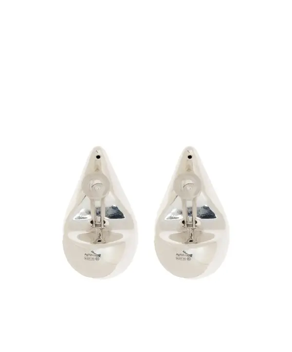 Bottega Veneta Medium Drop Earrings - Silver