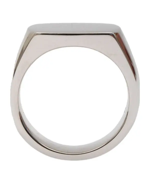 Tom Wood Sterling Silver Signet Ring - White