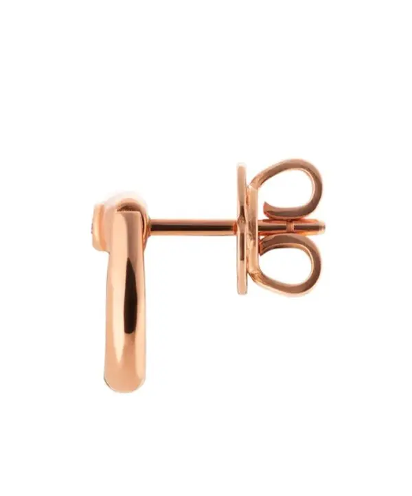 Gucci 18k Gold Diamond Horsebit Stud Earrings
