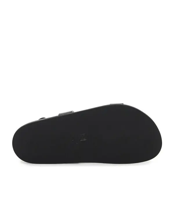 TOTEME Crossover Strap Round Toe Flat Sandals