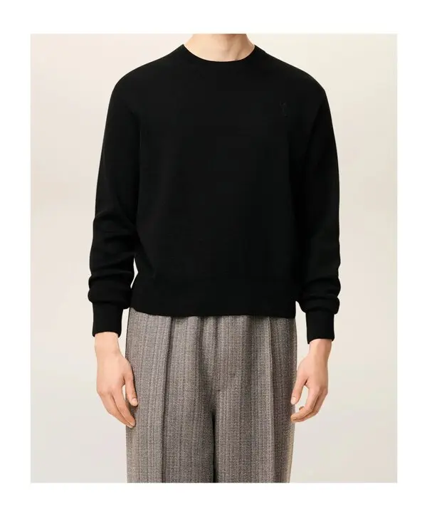 AMI Paris Embroidered Crewneck Pullover