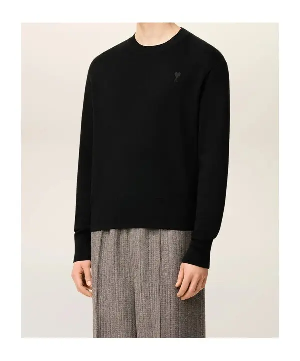 AMI Paris Embroidered Crewneck Pullover