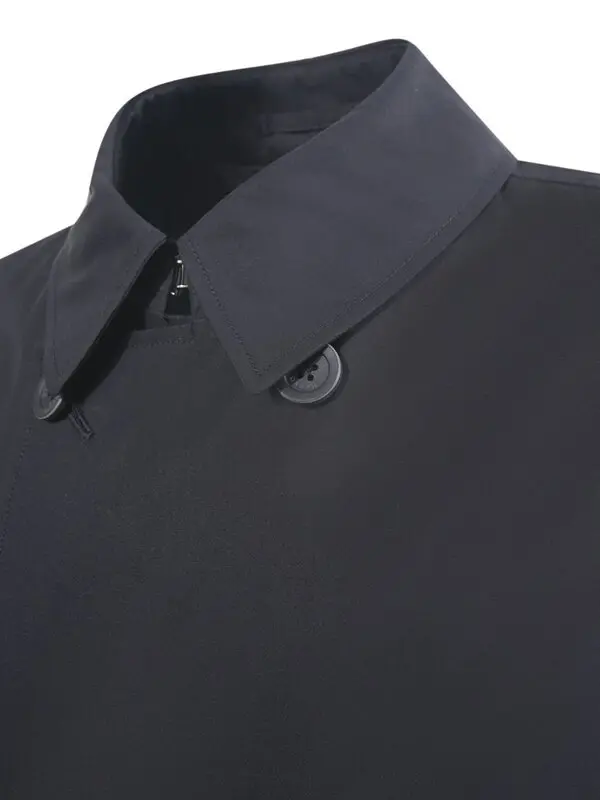 Herno Double-breasted Belted Coat - Black