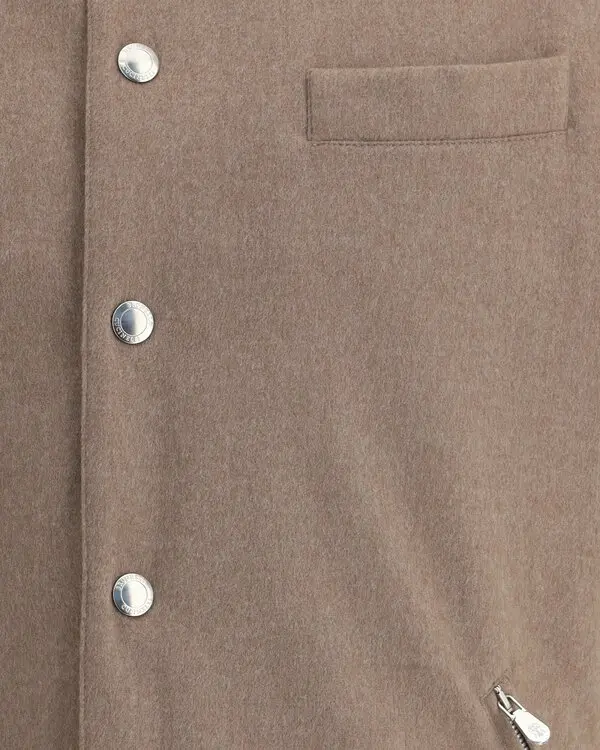 Brunello Cucinelli Sleeveless Hooded Gilet - Brown