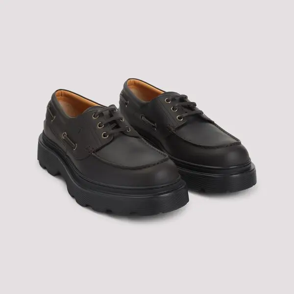 TOD'S Round Toe Lace-up Shoes