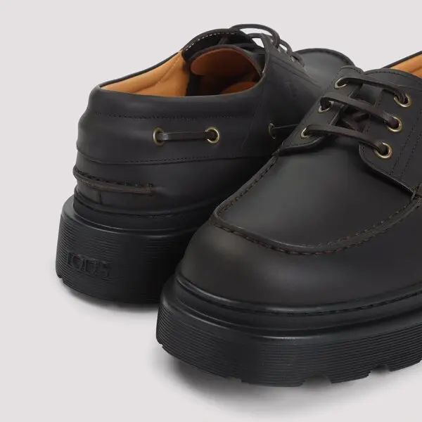 TOD'S Round Toe Lace-up Shoes