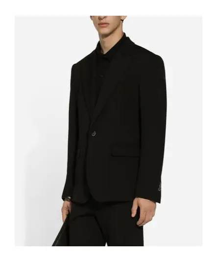 Dolce & Gabbana Peak Lapel Single-breasted Jacket - Black