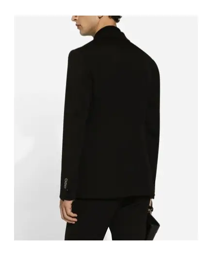 Dolce & Gabbana Peak Lapel Single-breasted Jacket - Black