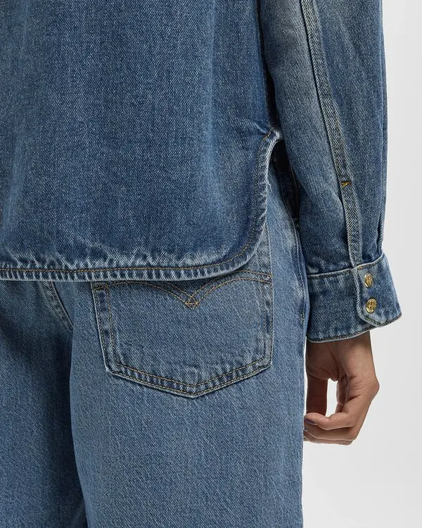 GANNI Buttoned Denim Shirt