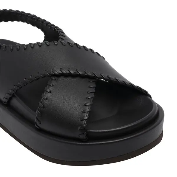PALOMA BARCELO Paloma Barceló Platform Sandals With Buckle Detail - Chocolate