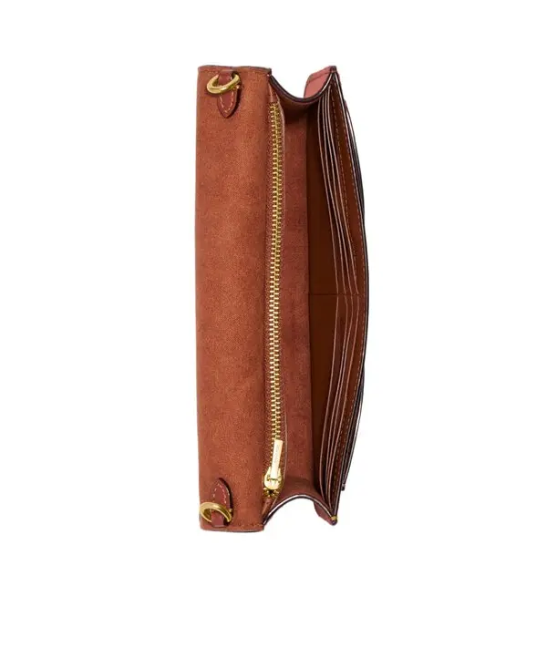 COACH Tabby Signature Chain-linked Crossbody Bag - Brown