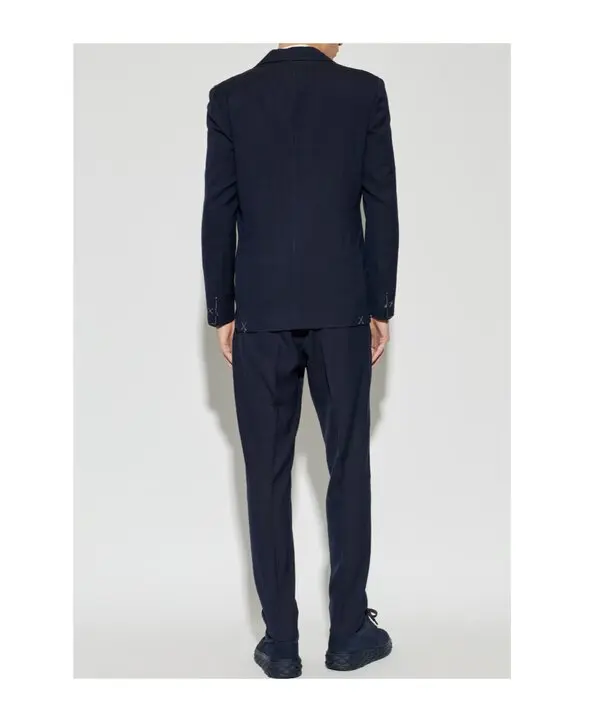 Eleventy Single-breasted Suit - Navy
