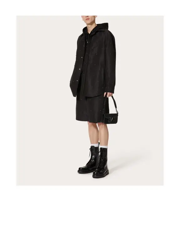 Valentino Garavani Locò Foldover Top Mini Crossbody Bag