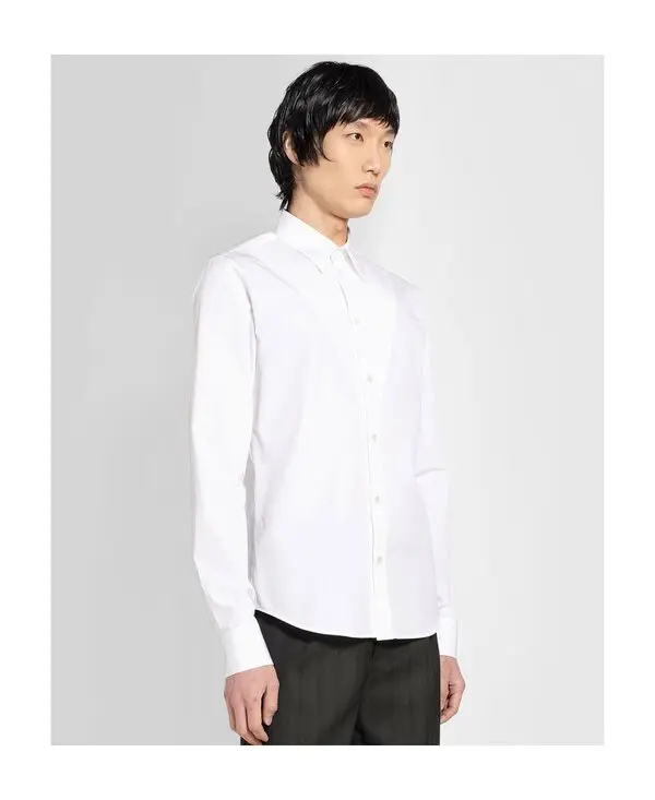 Bottega Veneta Pleated-bib Cotton Shirt