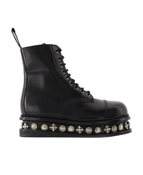 Toga Studded Lace-up Boots