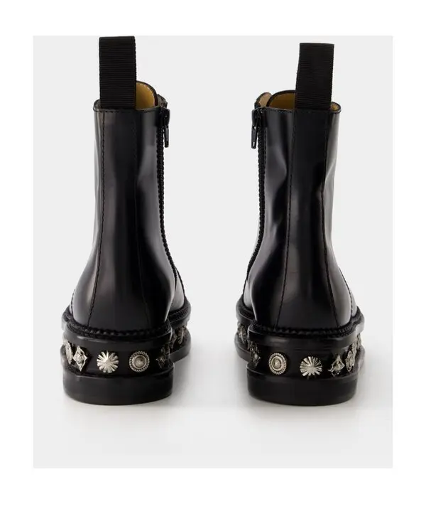 Toga Studded Lace-up Boots