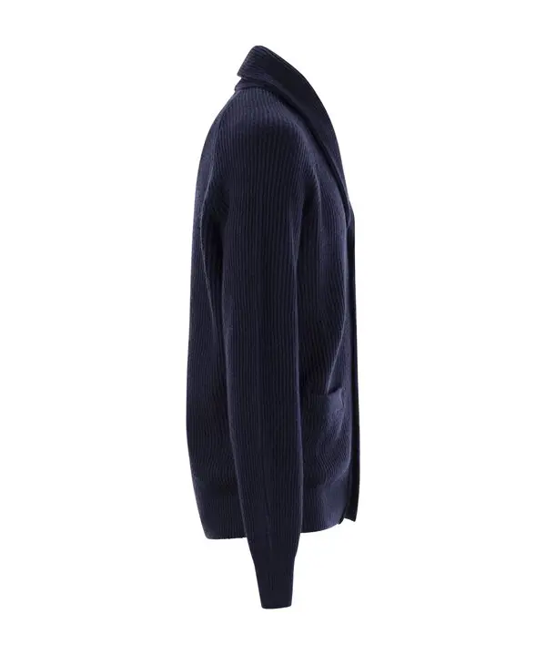 Brunello Cucinelli Shawl Lapel Knitted Cardigan