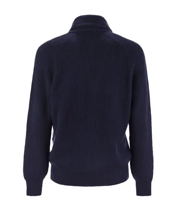 Brunello Cucinelli Shawl Lapel Knitted Cardigan