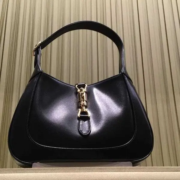 Gucci 1961 Jackie Medium Hobo Shoulder Bag - Black