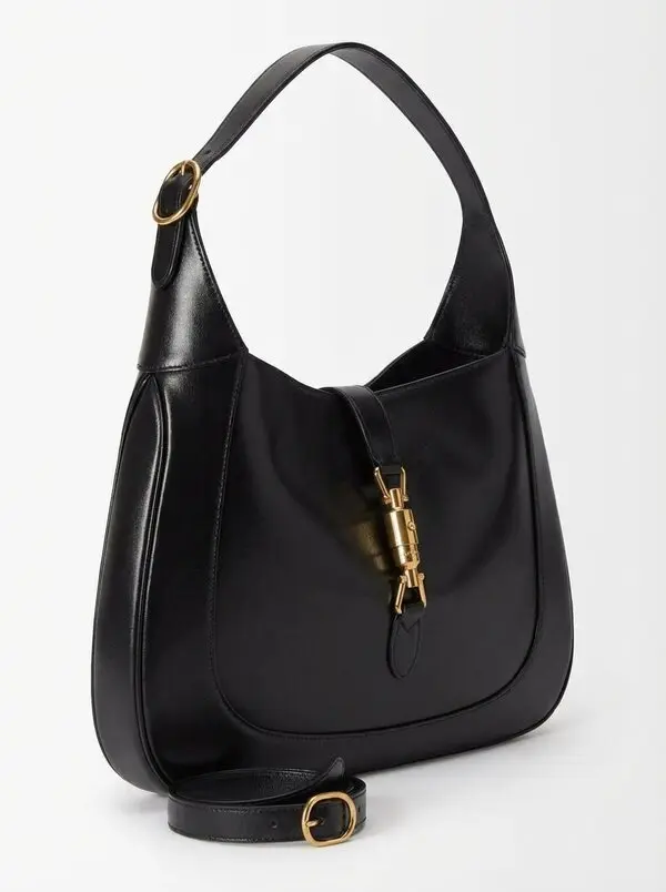 Gucci 1961 Jackie Medium Hobo Shoulder Bag - Black