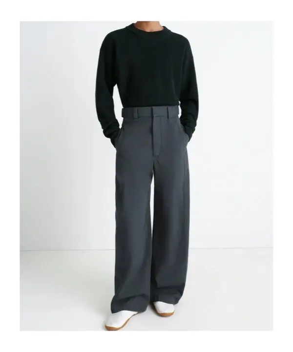 LEMAIRE Crewneck Ribbed Sweatshirt