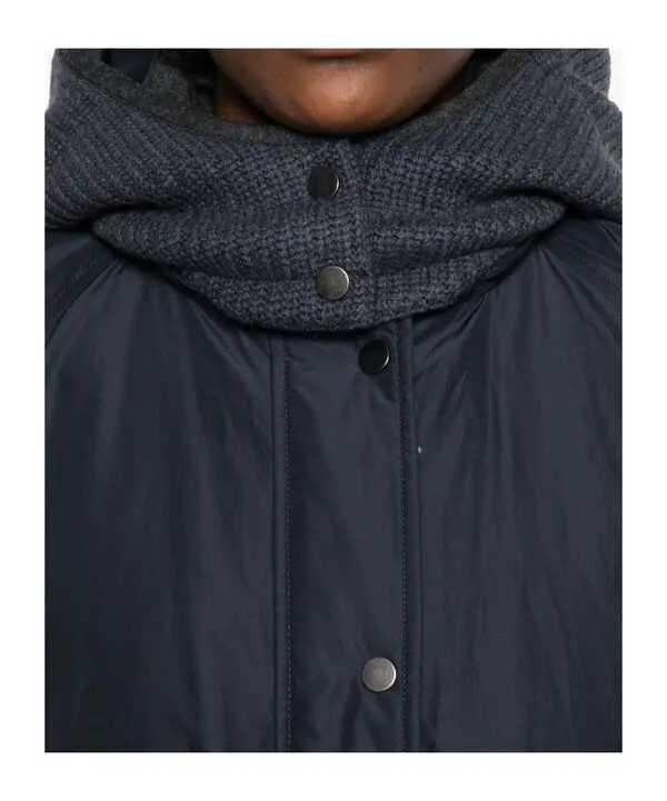 Brunello Cucinelli Knitted Hooded Down Jacket