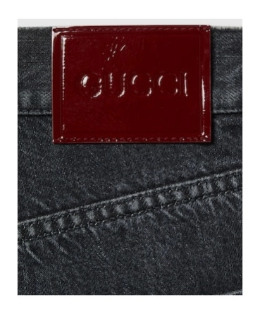 Gucci Wide Leg Denim Jeans