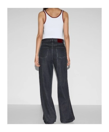 Gucci Wide Leg Denim Jeans