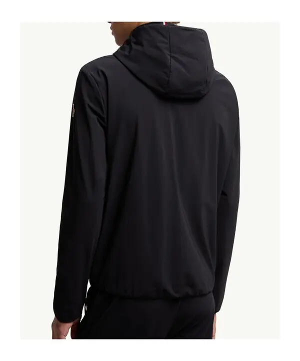 Moncler Zip-up Hooded Jacket - Black